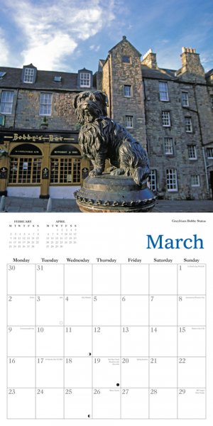 2026 Calendar Edinburgh